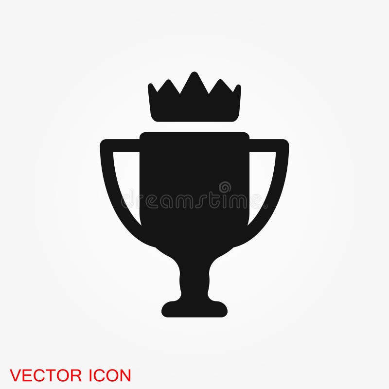 Champion Vector Icon, Flat Design for Web or Mobile App, Award Symbol ...