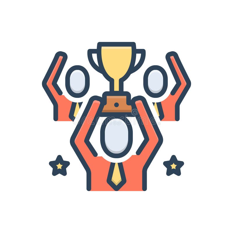Color Illustration Icon for Champions, Winner and Achievement Stock ...