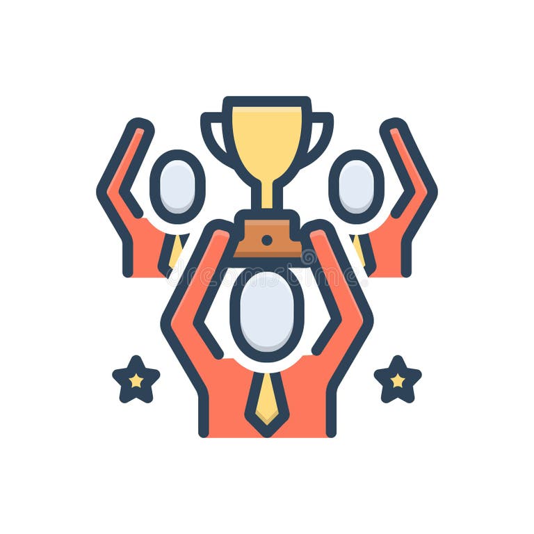 Color Illustration Icon for Champions, Winner and Achievement Stock ...