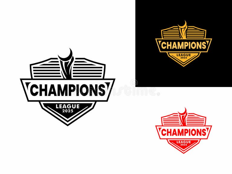 Champions Logo Emblem. Trophy Champions League Logo Design Vector ...