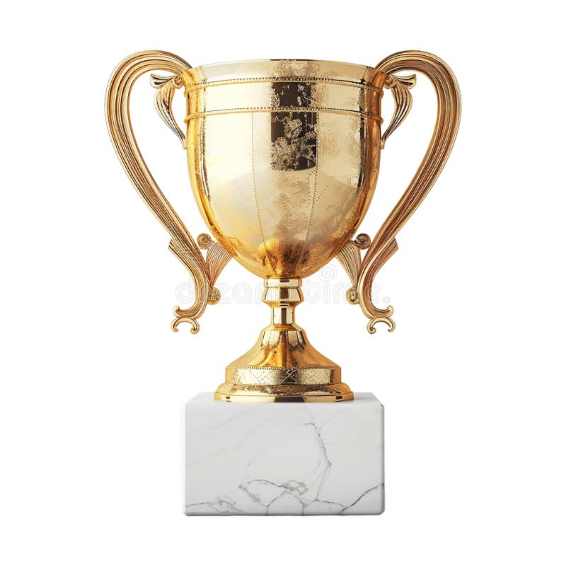 Champions Trophy or Cup on Transparent Background - Ai Generated Stock ...