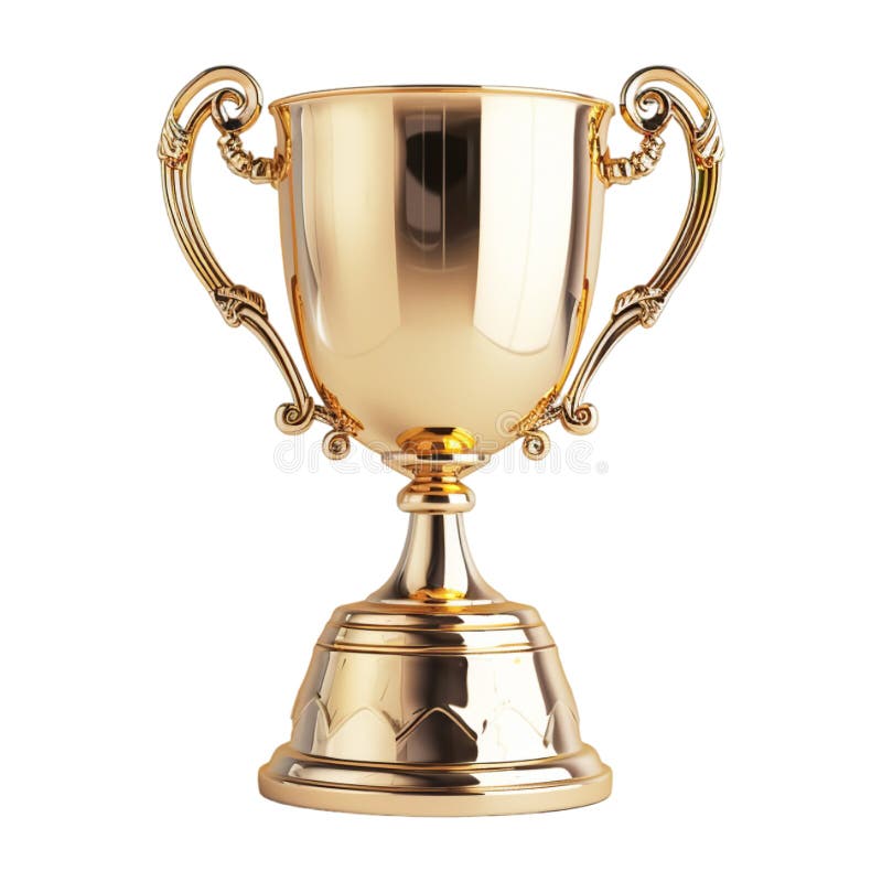 Champions Trophy or Cup on Transparent Background - Ai Generated Stock ...