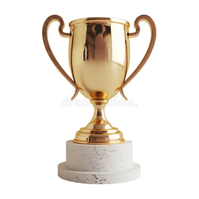 Champions Trophy or Cup on Transparent Background - Ai Generated Stock ...