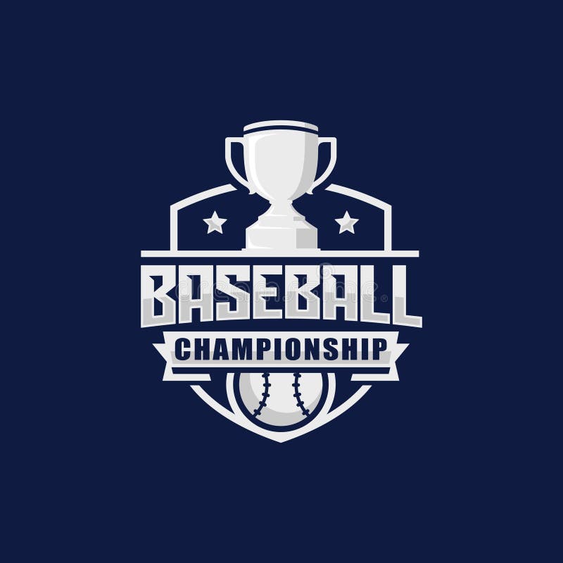 Baseball championship logo stock vector. Illustration of emblem - 269295198