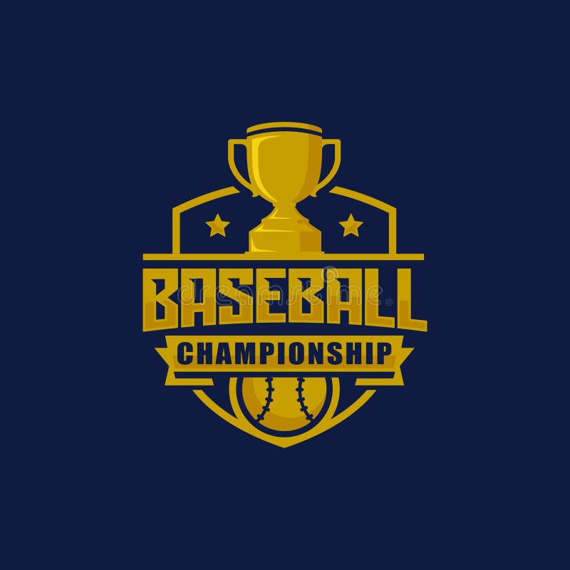 Baseball championship logo stock vector. Illustration of ball - 269295386