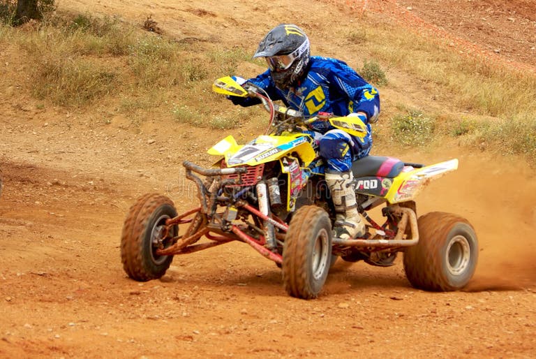Championship of cross quad editorial stock image. Image of rider - 15289884