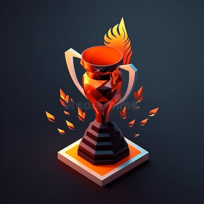 Isometric Image of Interior Office Produced with Cyberpunk Style. Stock ...