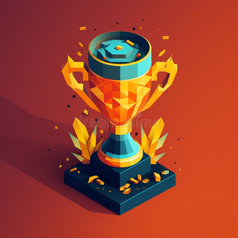 Isometric Image of Interior Office Produced with Cyberpunk Style. Stock ...