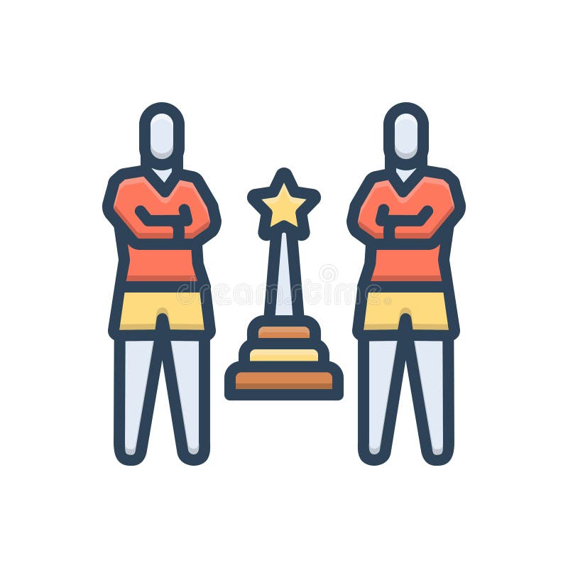 Color Illustration Icon for Championships, Winner and Trophy Stock ...