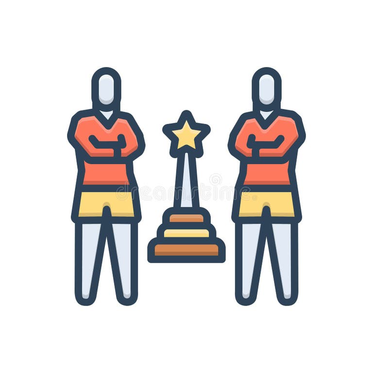 Color Illustration Icon for Championships, Winner and Trophy Stock ...