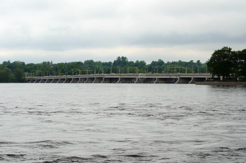 Champlain bridge stock photo. Image of concrete, quebec - 250119466