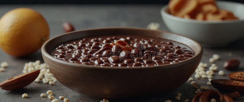 Champorado, Fresh Foods in Minimal Style. Stock Illustration ...