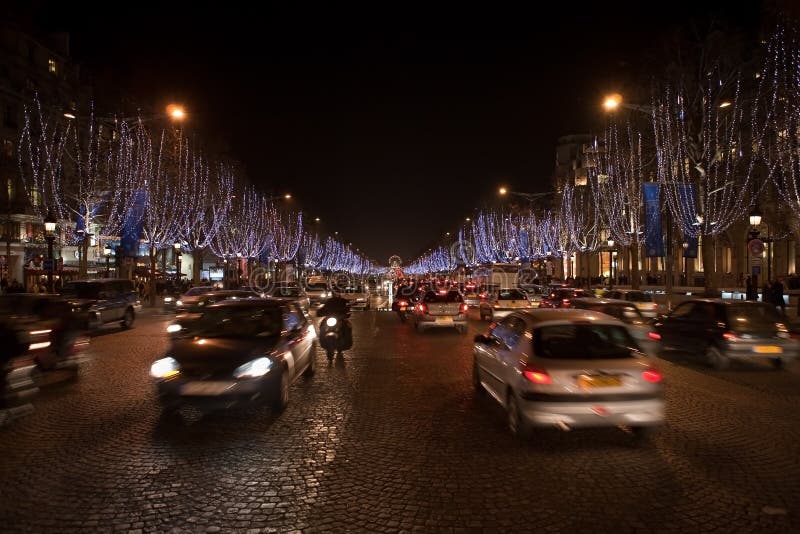 The Champs Elysee stock photo. Image of cities, motion - 10362144