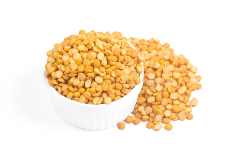 Split chickpeas stock image. Image of daal, agriculture - 158861685