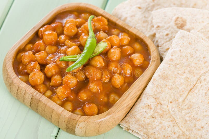 Chana Masala stock photo. Image of gravy, bowl, dish - 35251424