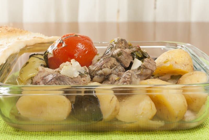 Chanakhi - Georgian Dish of Lamb Stock Image - Image of meat, lunch ...