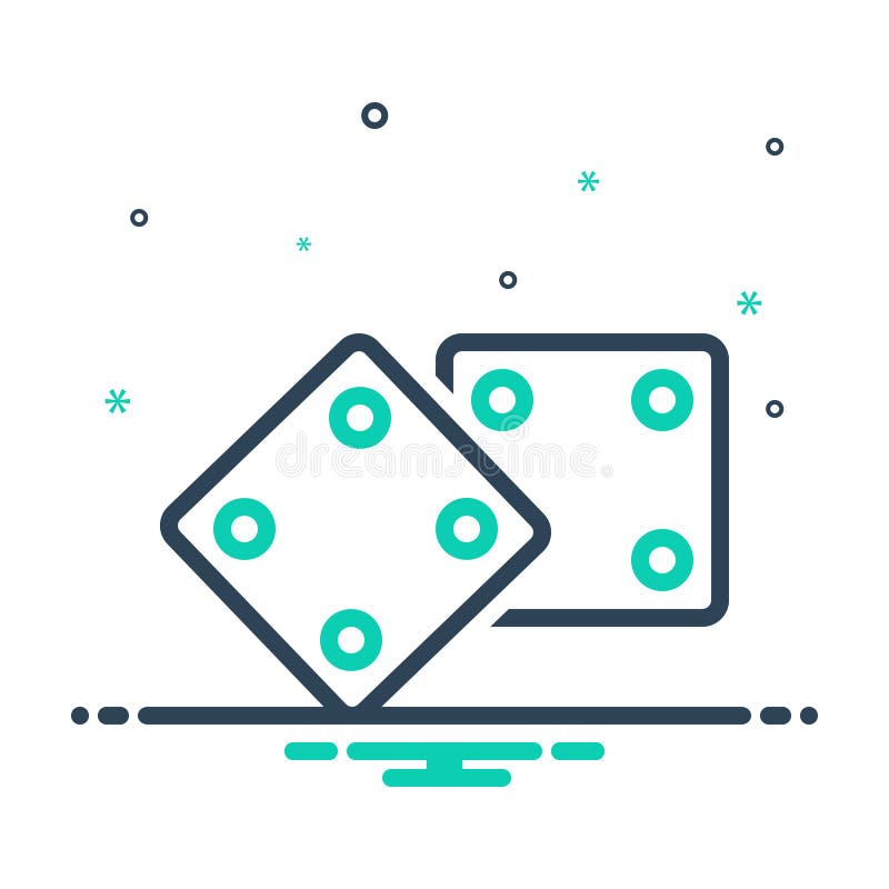 Mix Icon for Chance, Possibility and Likelihood Stock Vector ...