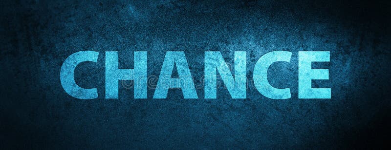 Chance Special Blue Banner Background Stock Illustration - Illustration ...