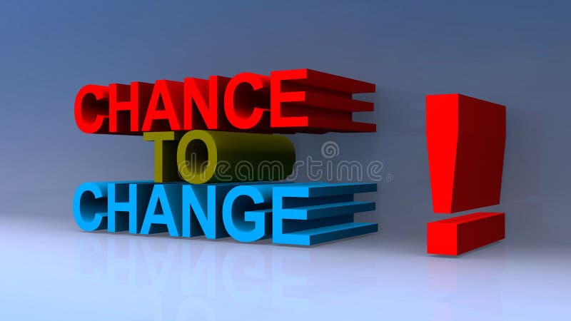 Change and chance stock illustration. Illustration of adjustment - 35706314