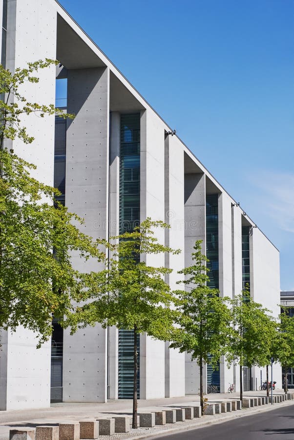 Chancellor S Office Building in Berlin Stock Image - Image of high ...