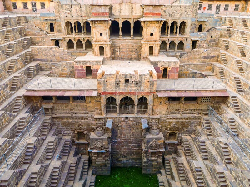 Chand Baori Stepwell, Jaipur, Rajasthan, India Stock Photo - Image of ...