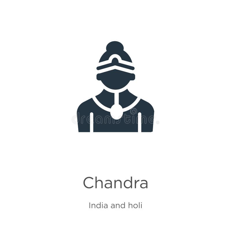 Chandra Transparent Icon. Chandra Symbol Design from India Collection ...