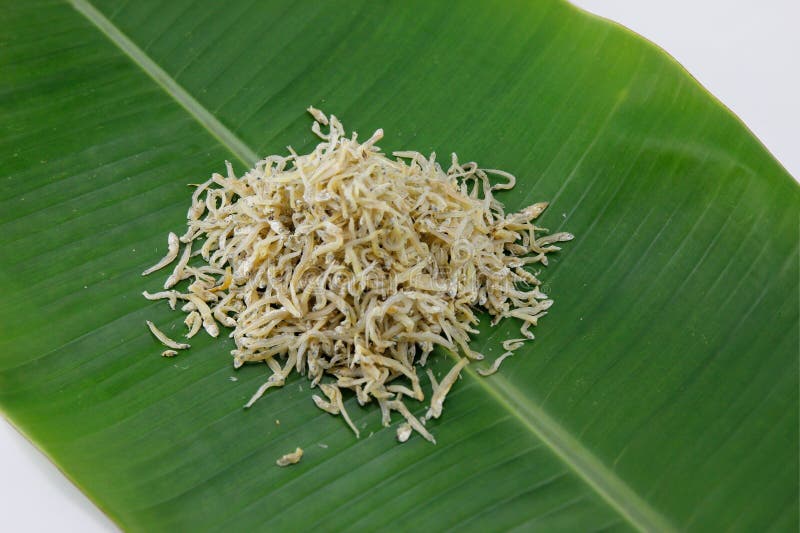 Chang Ching Fish on Banana Leaves. Imagen de archivo - Imagen de ...