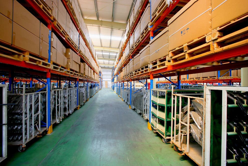 Chang an Minsheng Logistics Storage Center Stock Image - Image of ...