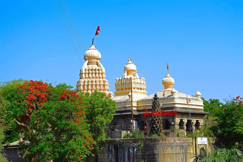 Chang Wateshwar-tempel Dichtbij Saswad, Pune Stock Foto - Image of meer ...