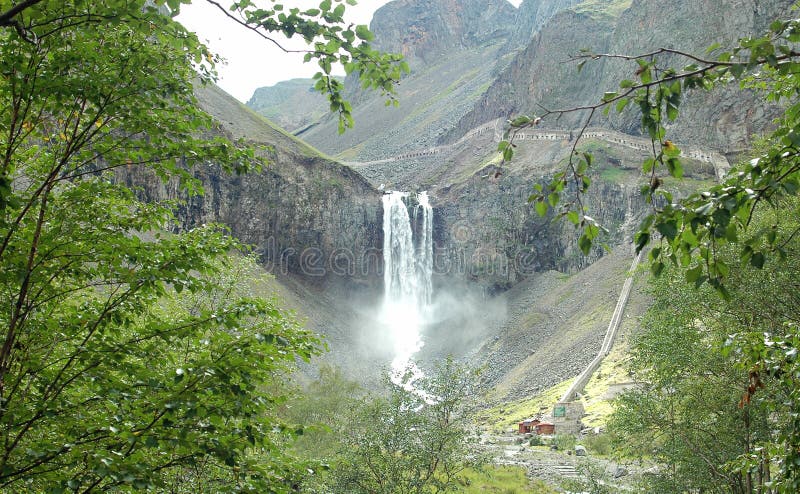 Changbai Waterfall stock photo. Image of jilin, mountain - 6306342