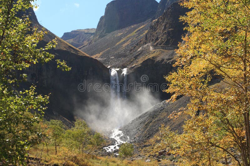 Changbai Waterfall stock photo. Image of jilin, changbai - 6306284