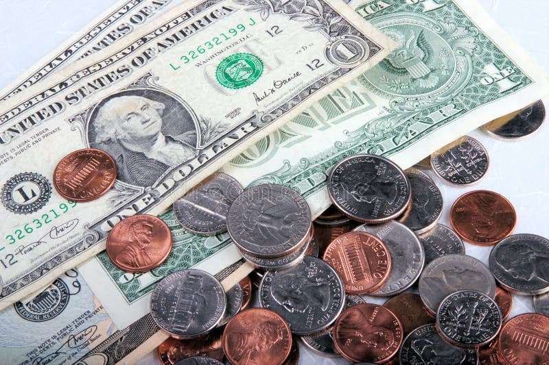 Pile of coins stock image. Image of lincoln, change, pennies - 436789