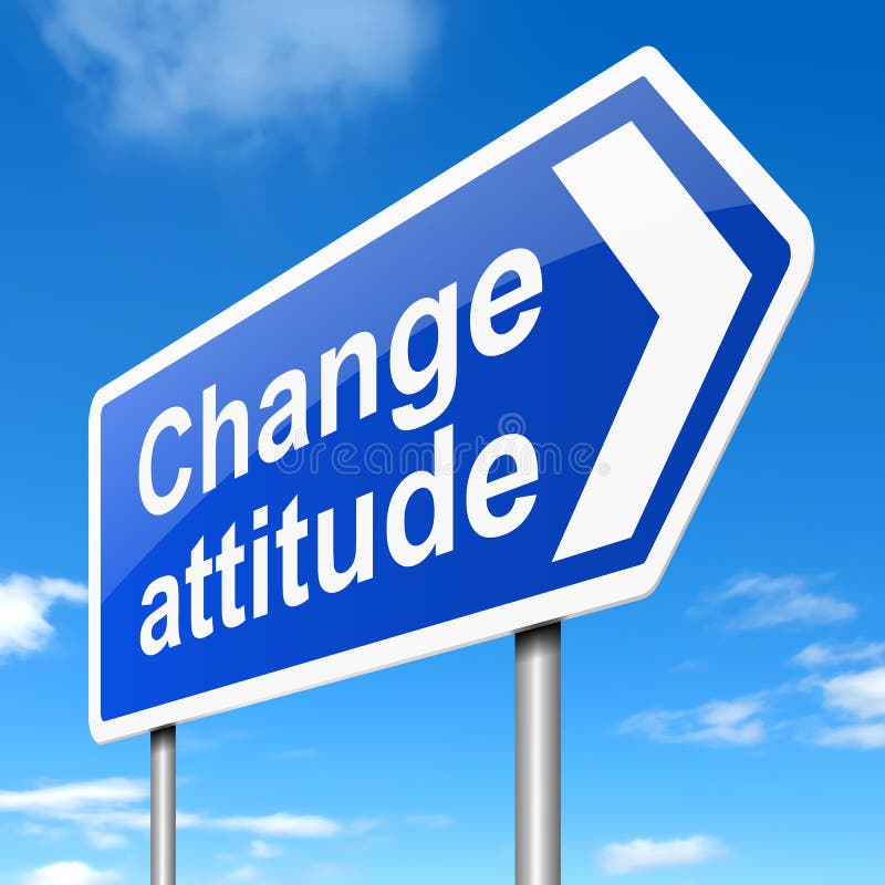 Change Attitude Concept. Stock Images - Image: 30596204