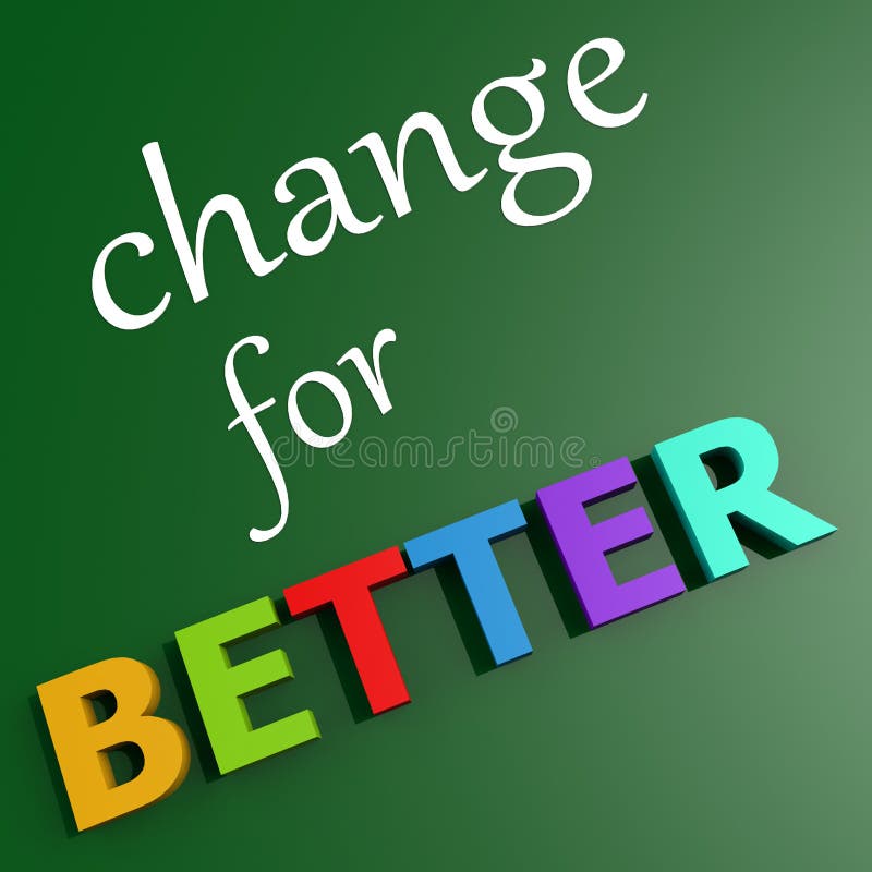 Change For The Better Woman Version Stock Vector - Illustration of idea ...