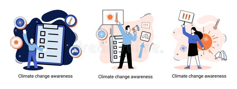 Change Climate Awareness Metaphor, Saving Planet, World Environment Day ...
