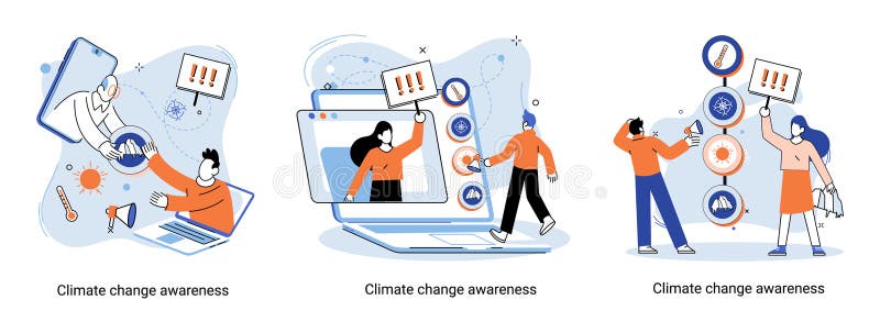 Change Climate Awareness Metaphor, Saving Planet, World Environment Day ...