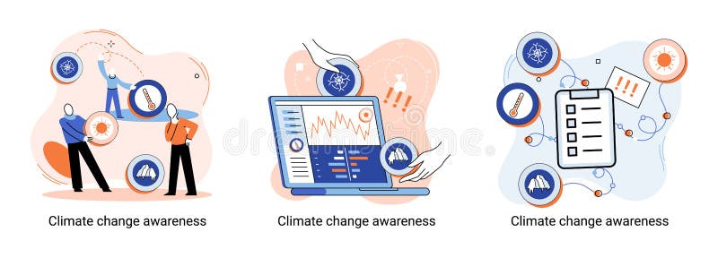 Change Climate Awareness Metaphor, Saving Planet, World Environment Day ...