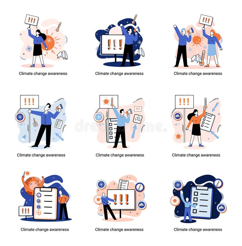 Change Climate Awareness Metaphor, Saving Planet, World Environment Day ...