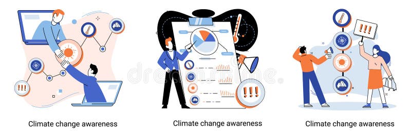 Change Climate Awareness Metaphor, Saving Planet, World Environment Day ...