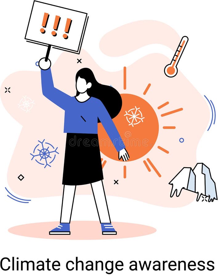 Change Climate Awareness Metaphor, Saving Planet, World Environment Day ...