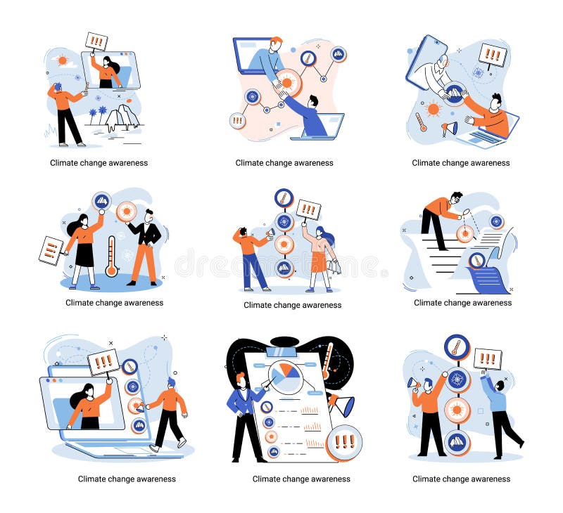 Change Climate Awareness Metaphor, Saving Planet, World Environment Day ...