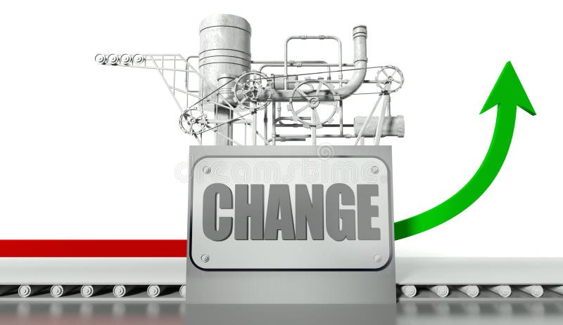 Embrace or Reject Change stock illustration. Illustration of person ...