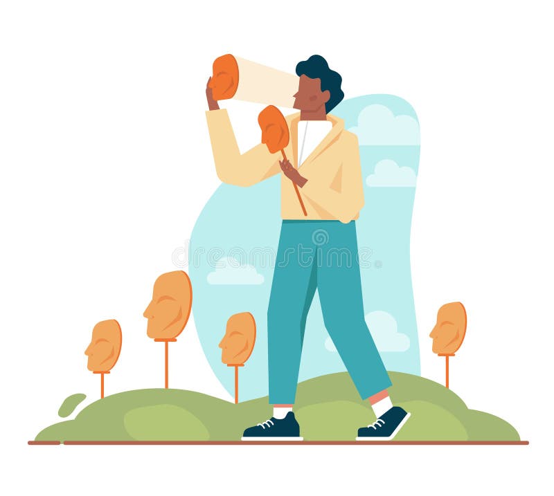 Change Concept. Transformation and Evolution Metaphor Stock Vector ...