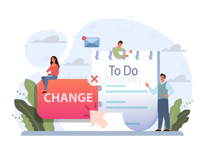 Change Concept. Transformation and Evolution Metaphor Stock Vector ...