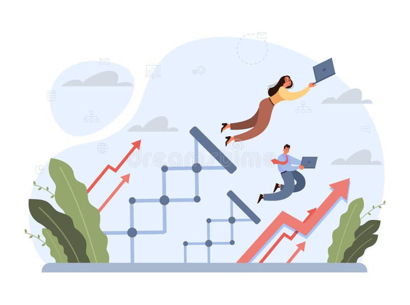 Change Concept. Transformation and Evolution Metaphor Stock Vector ...