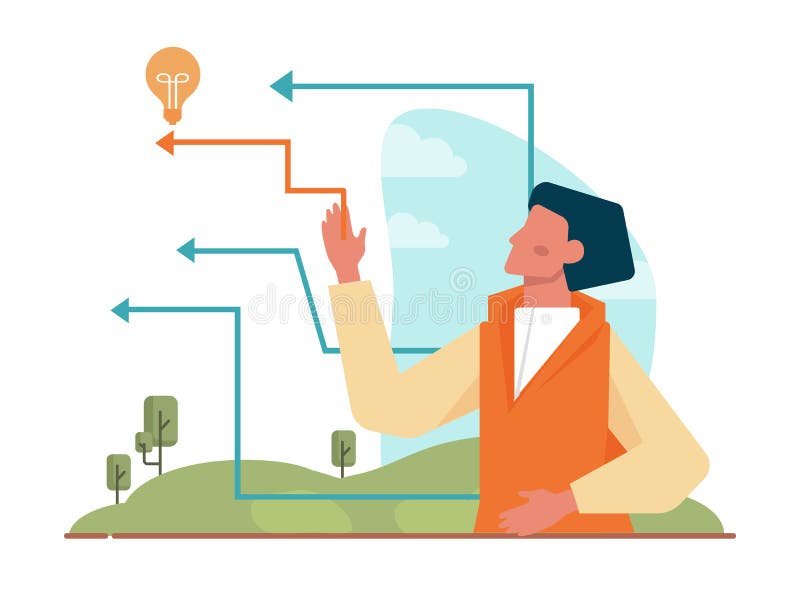 Change Concept. Transformation and Evolution Metaphor Stock Vector ...