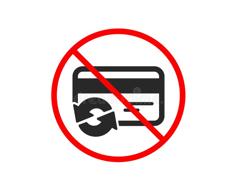 Change Credit Card Line Icon. Payment Method Sign. Vector Stock Vector ...