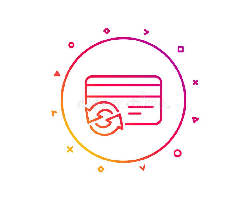 Change Credit Card Icon. Payment Method Sign. Vector Stock Vector ...