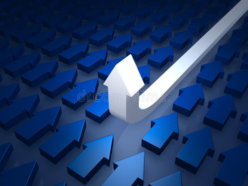 Change of direction stock illustration. Illustration of motion - 13848955