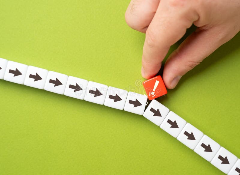 Change the Direction of Progress. Make Changes in Policy Stock Image ...